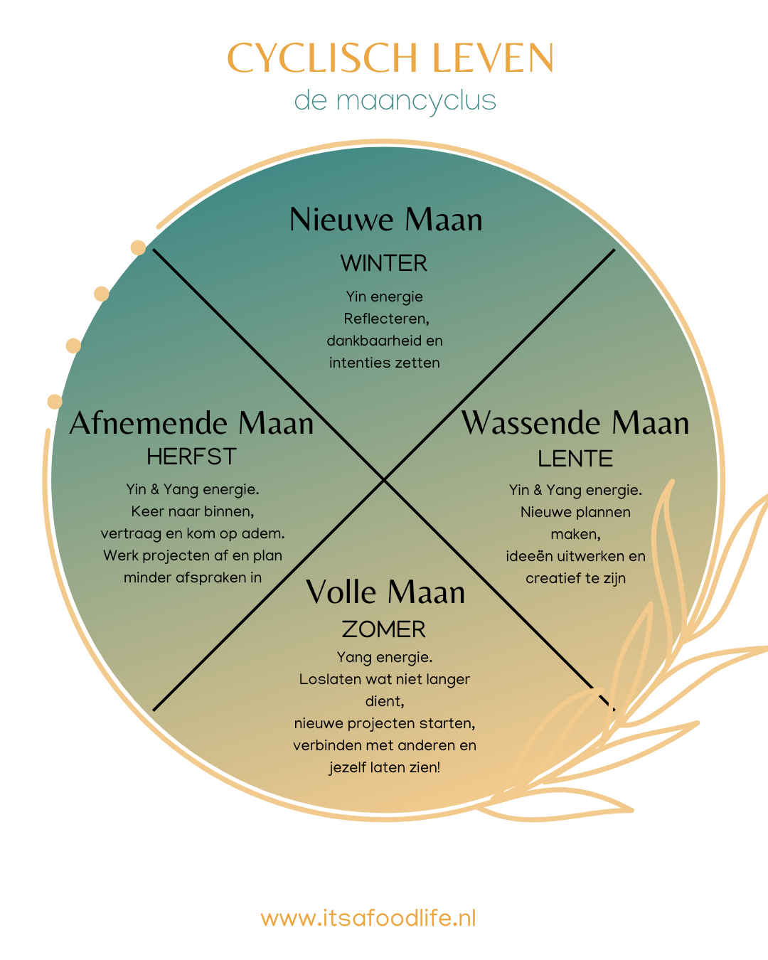 Bewust cyclisch leven: in flow met de cyclus van de natuur en jouw ...